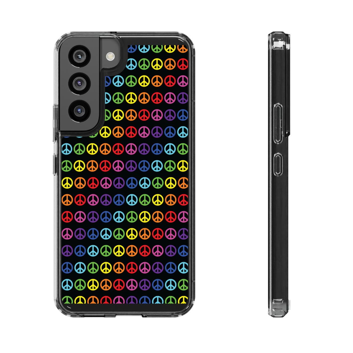 Clear Hybrid Shockproof Case for Samsung Galaxy S22 PLUS - Colorful ...