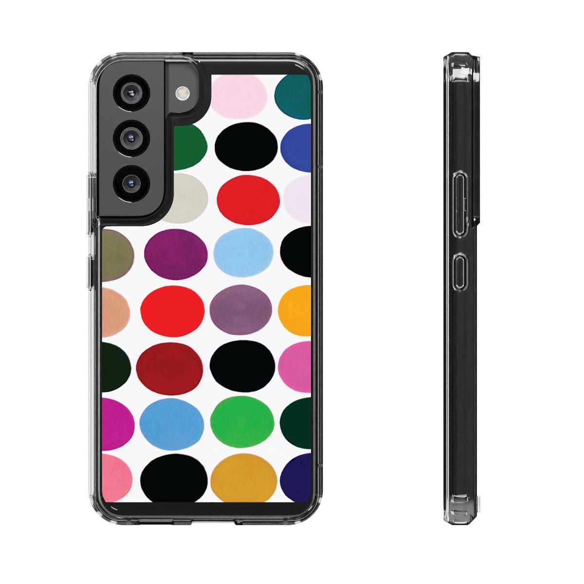 Clear Hybrid Shockproof Case for Samsung Galaxy S22 PLUS - Colorful ...