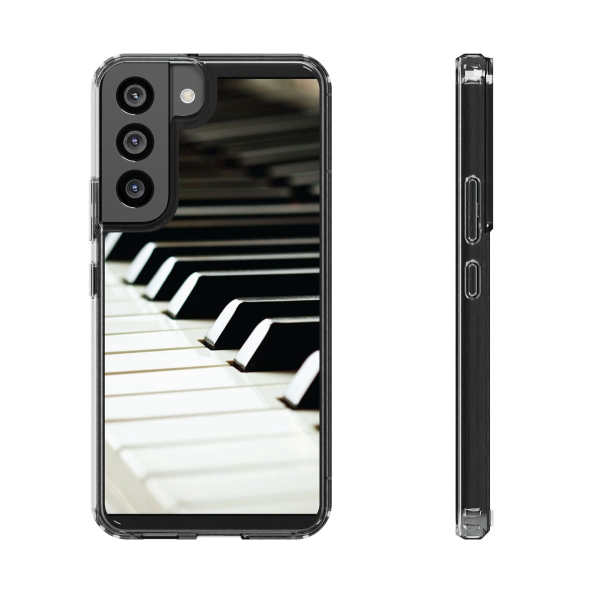 DistinctInk Clear Hybrid Case for Samsung Galaxy S22 Plus (6.6" Screen ...