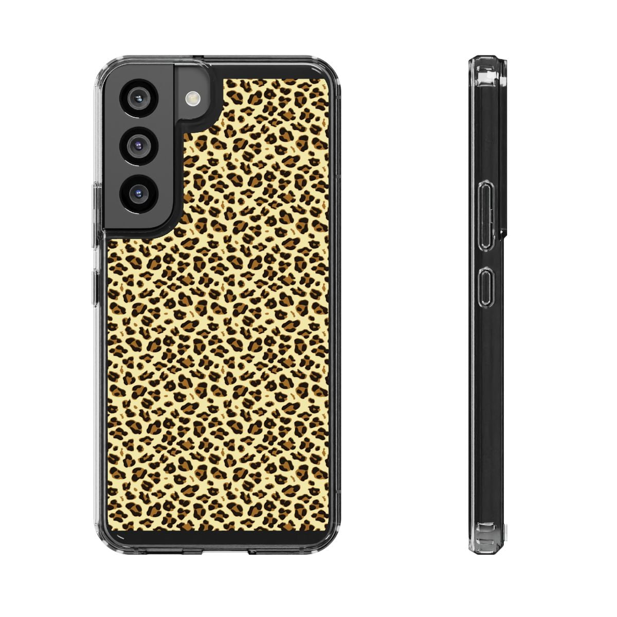 Clear Hybrid Shockproof Case for Samsung Galaxy S22 PLUS - Leopard ...