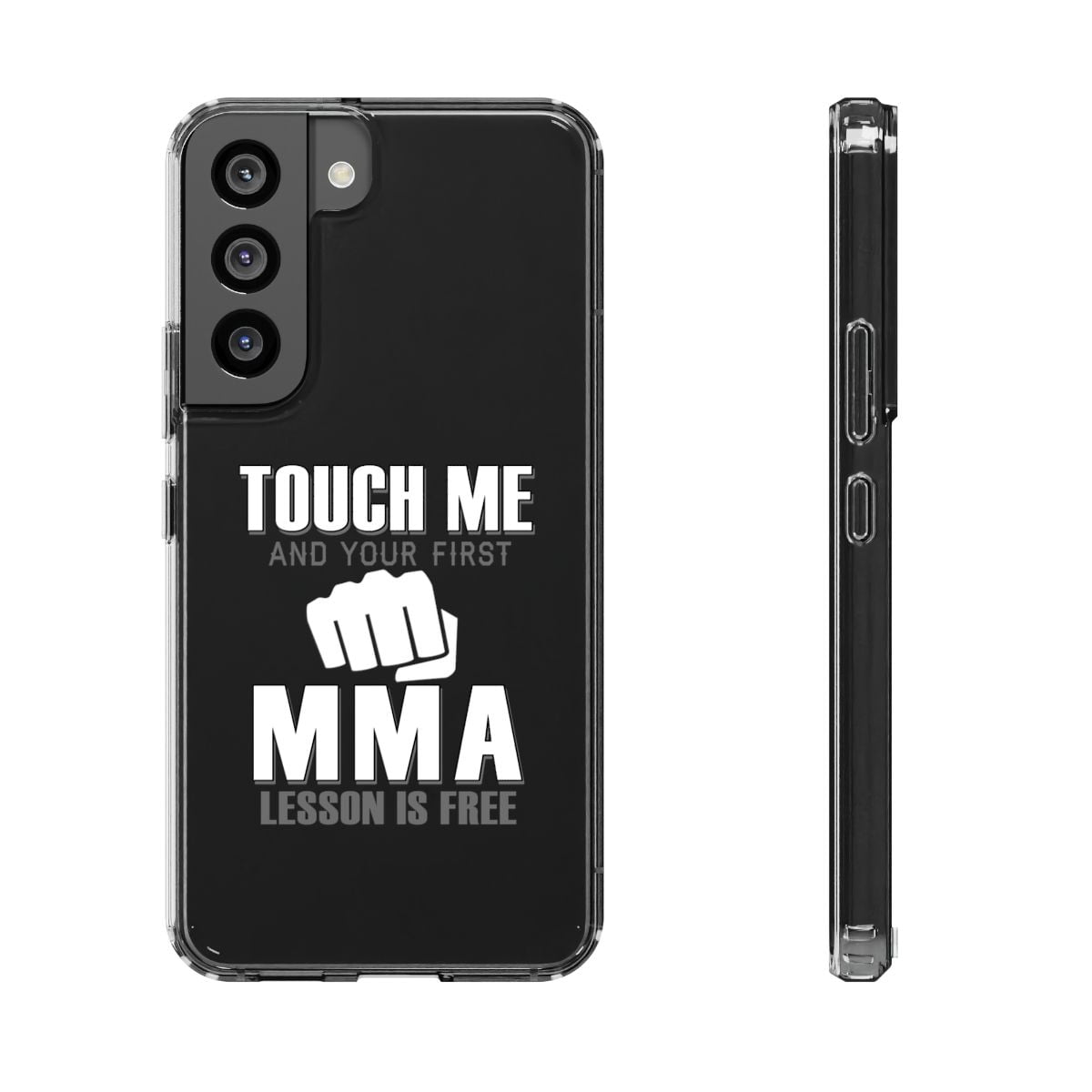 Clear Hybrid Shockproof Case for Samsung Galaxy S22 - Touch Me First ...