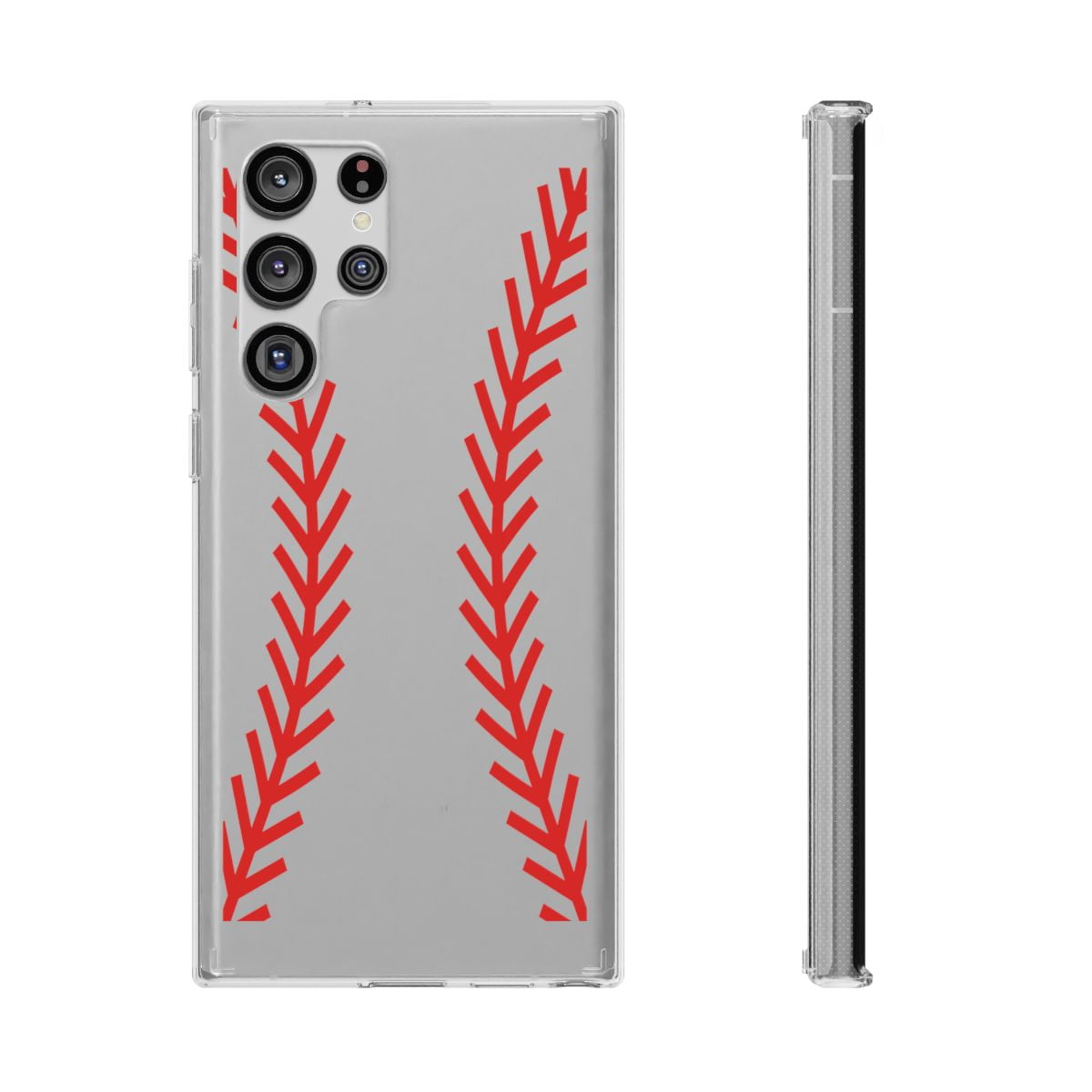 Clear Hybrid Shockproof Case for Samsung Galaxy S22 ULTRA - Baseball ...