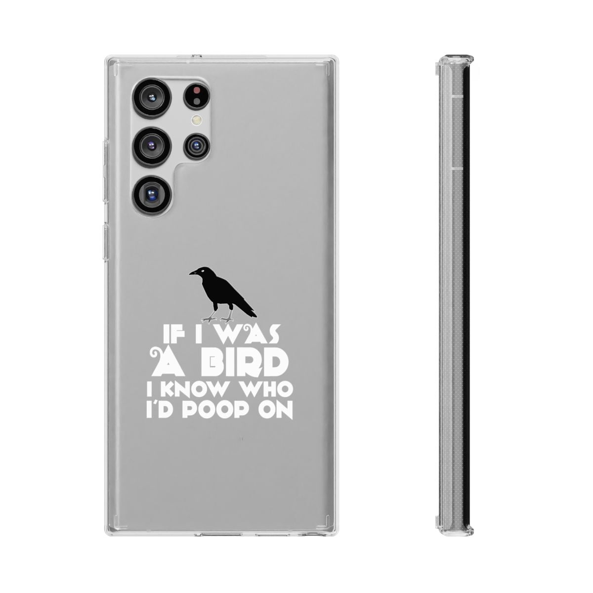 Clear Hybrid Shockproof Case for Samsung Galaxy S22 ULTRA - If I Was a ...