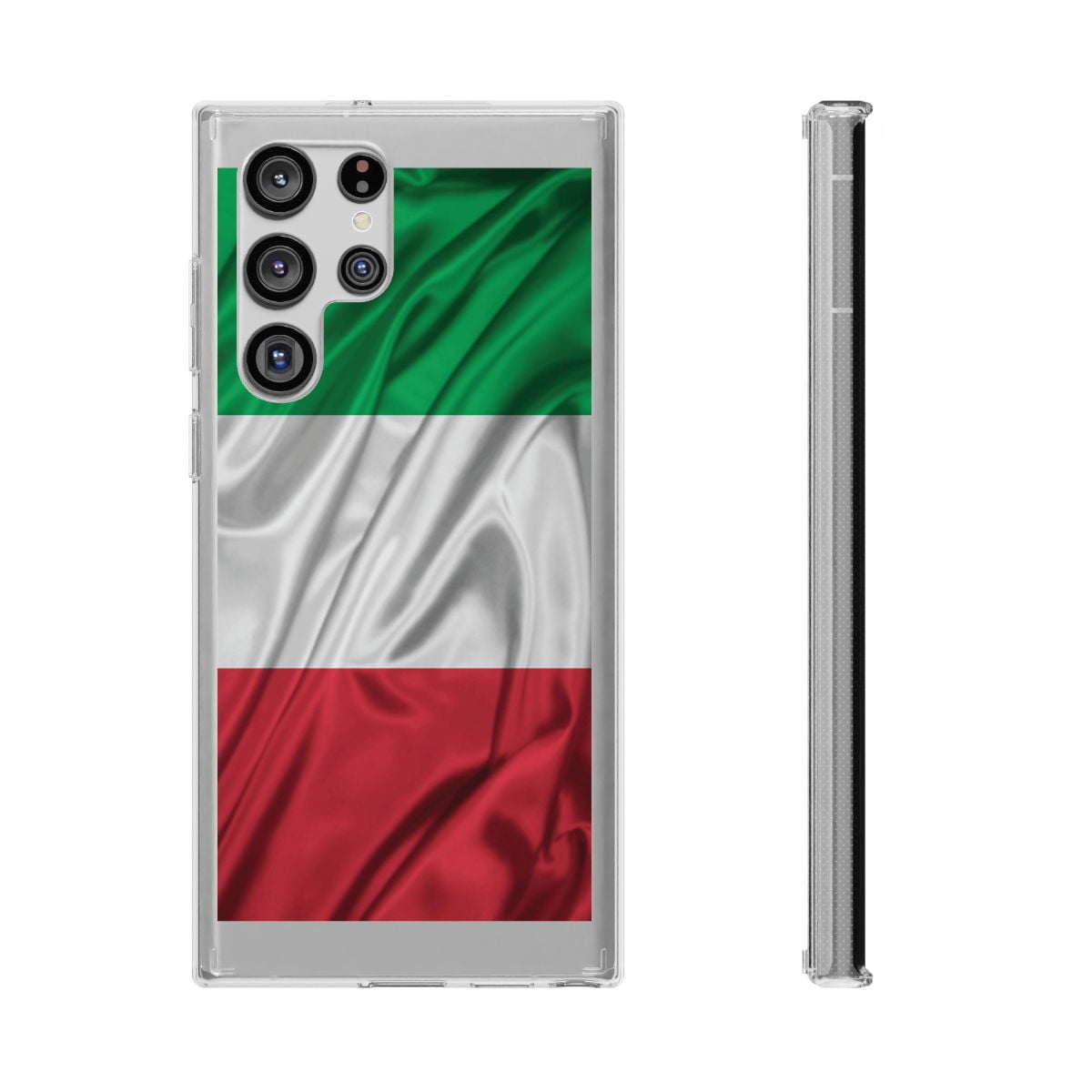 Clear Hybrid Shockproof Case for Samsung Galaxy S22 ULTRA - Italy Flag ...