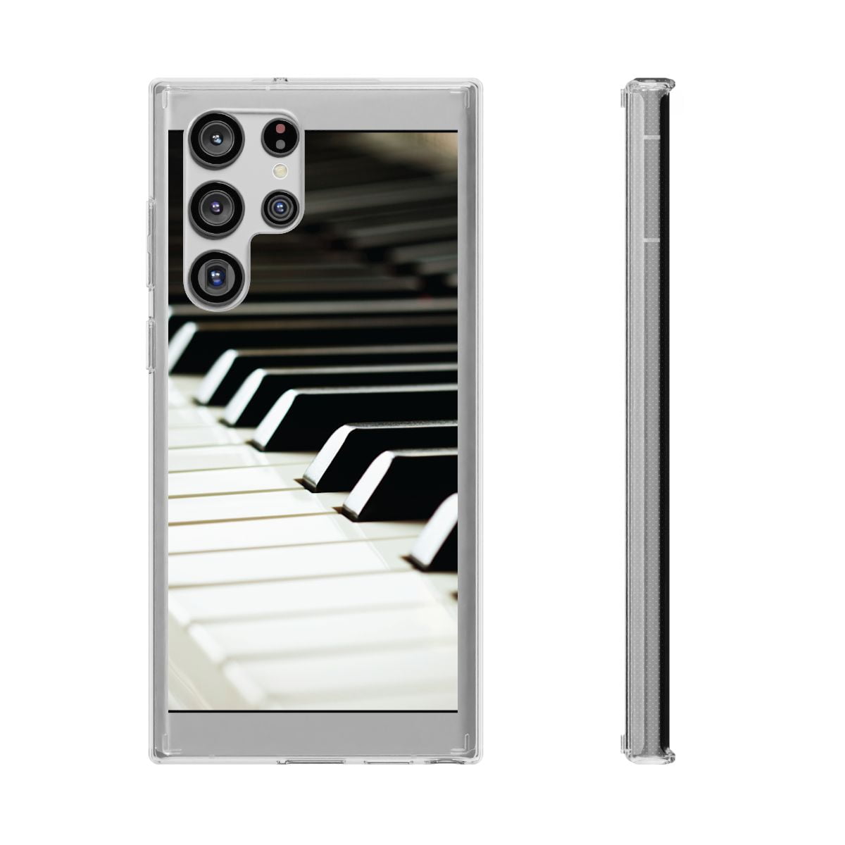 DistinctInk Clear Hybrid Case for Samsung Galaxy S22 Ultra (6.8" Screen ...