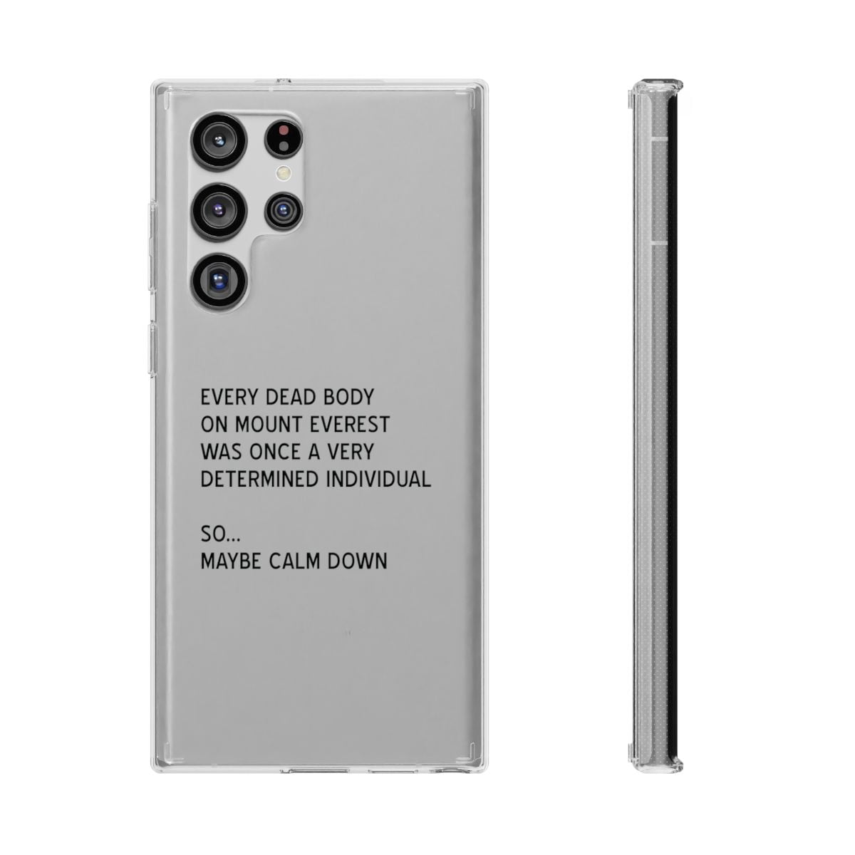 DistinctInk Clear Hybrid Case for Samsung Galaxy S22 Ultra (6.8" Screen ...