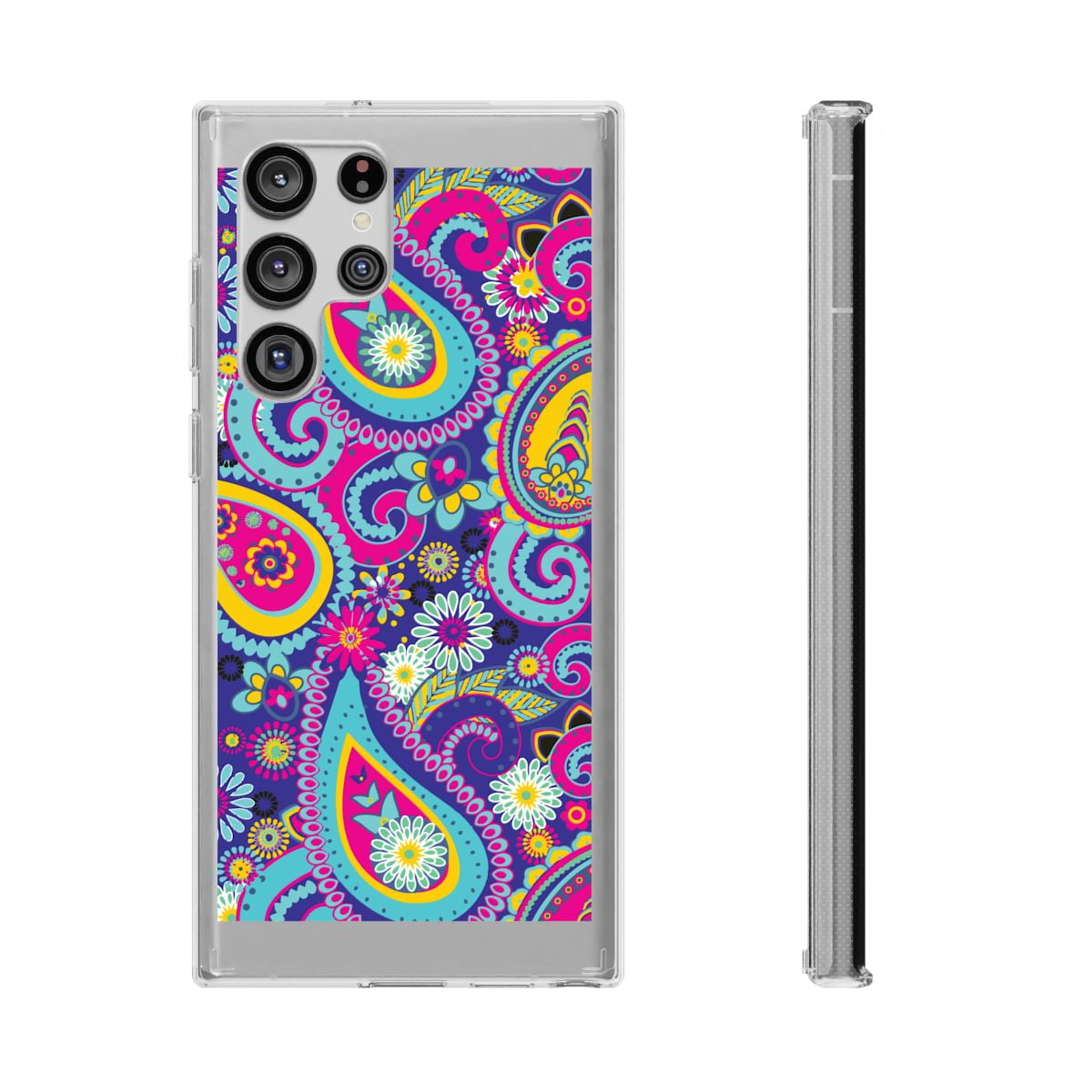 Clear Hybrid Shockproof Case for Samsung Galaxy S22 ULTRA - Vibrant ...