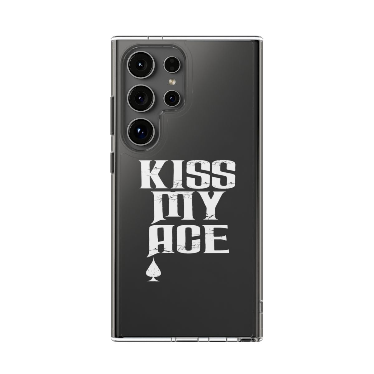 Clear Hybrid Shockproof Case for Samsung Galaxy S23 ULTRA - Kiss My Ace ...