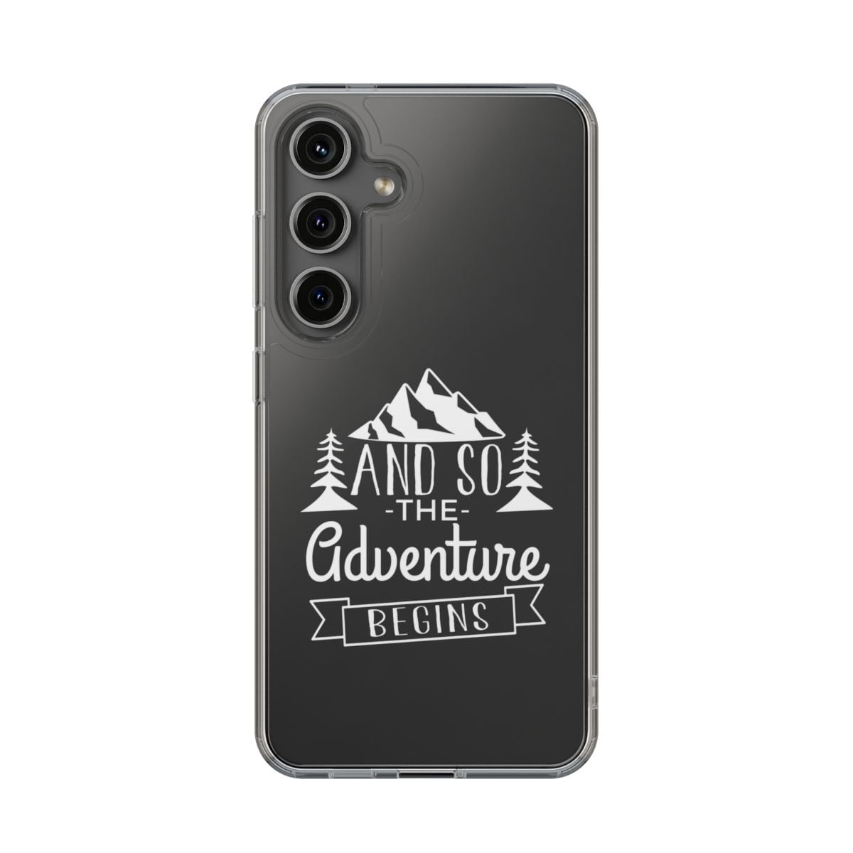 Clear Hybrid Shockproof Case for Samsung Galaxy S24 - And So the ...