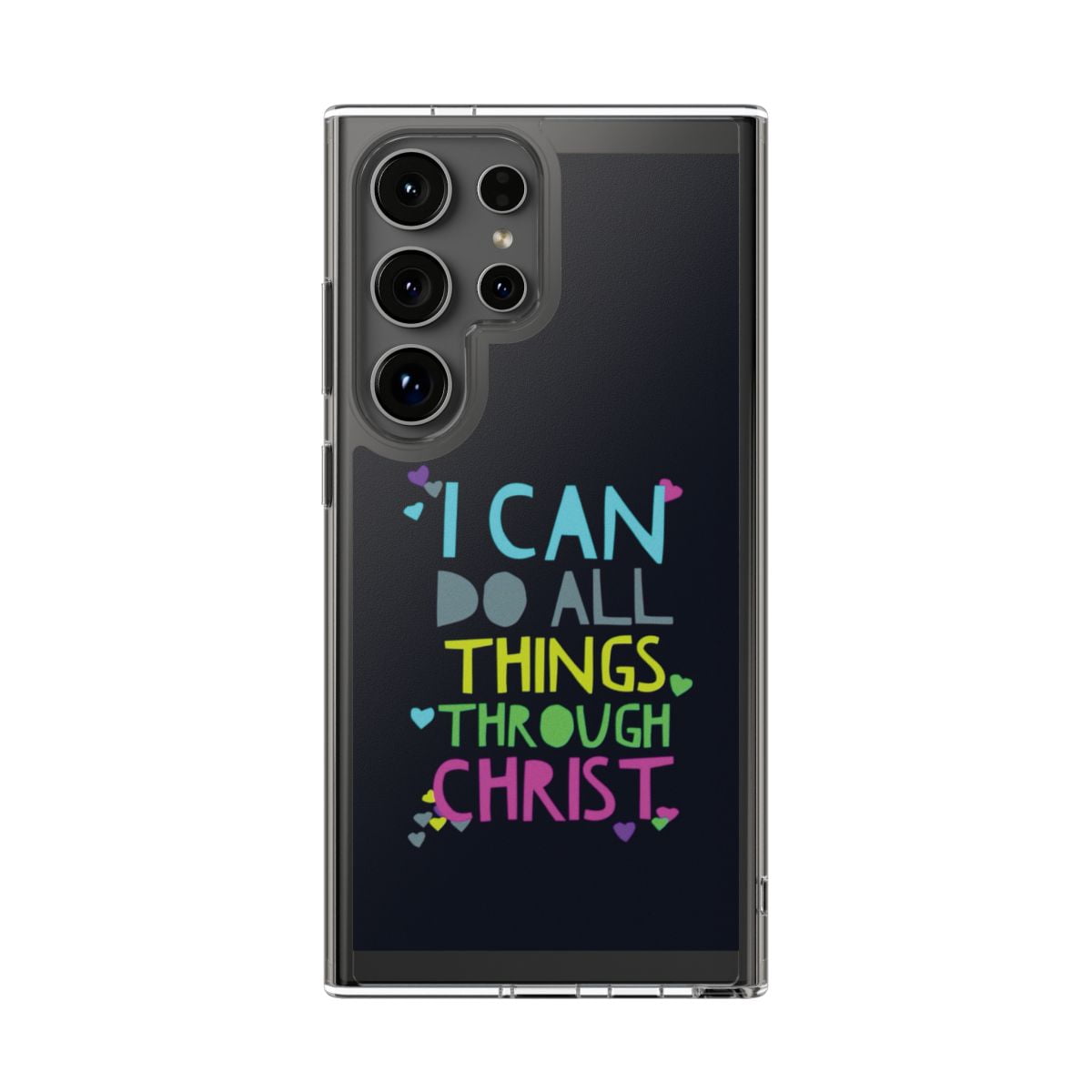 Clear Hybrid Shockproof Case for Samsung Galaxy S24 ULTRA - I Can Do ...