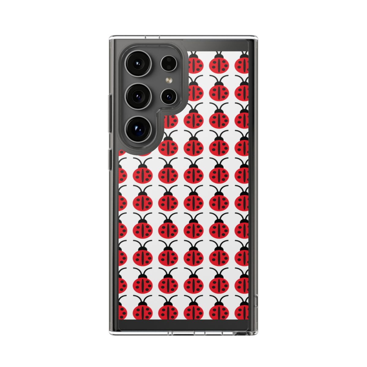 Clear Hybrid Shockproof Case for Samsung Galaxy S24 ULTRA - Ladybug ...