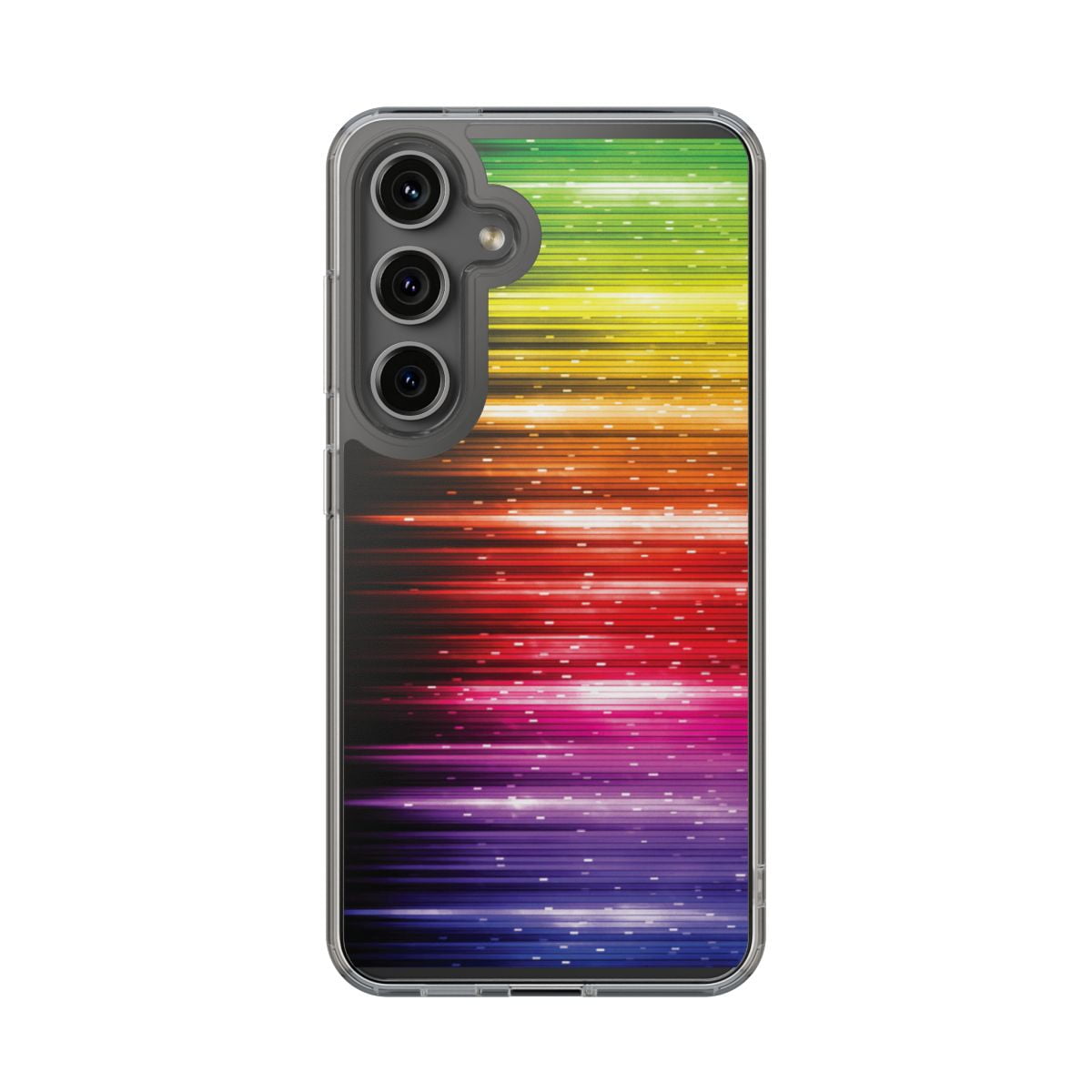 DistinctInk Clear Hybrid Case for Samsung Galaxy S24 (6.2" Screen ...