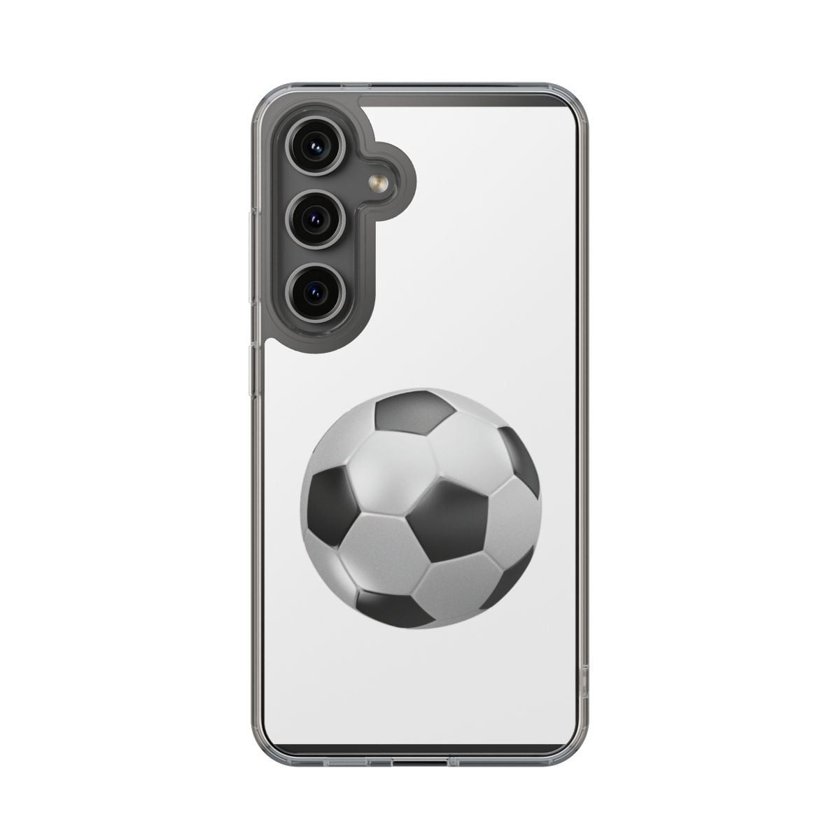 Clear Hybrid Shockproof Case for Samsung Galaxy S25 PLUS - 3D Soccer ...