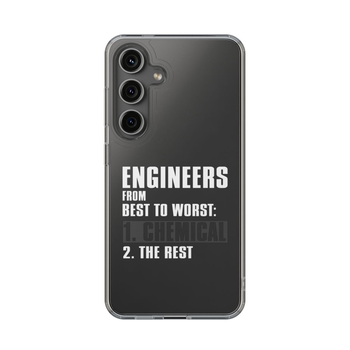 Clear Hybrid Shockproof Case for Samsung Galaxy S25 PLUS - Chemical ...