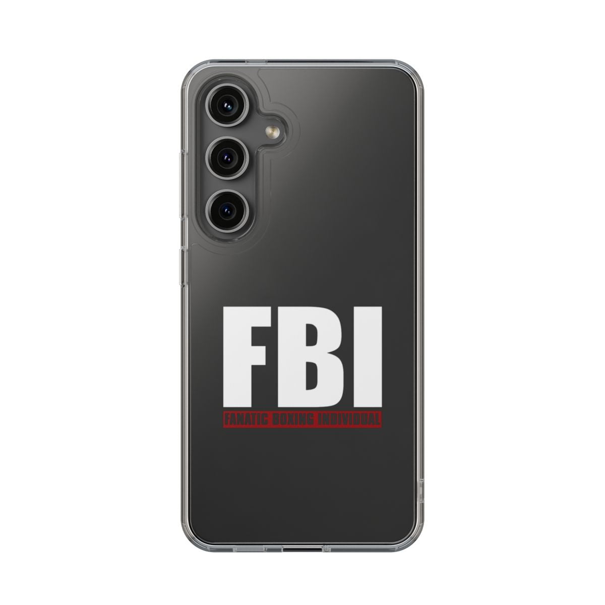 Clear Hybrid Shockproof Case for Samsung Galaxy S25 PLUS - FBI Fanatic ...
