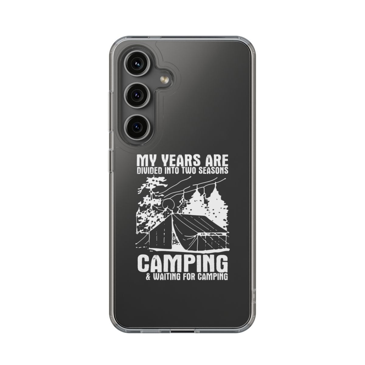 DistinctInk Clear Hybrid Case for Samsung Galaxy S25 Plus (6.7" Screen ...