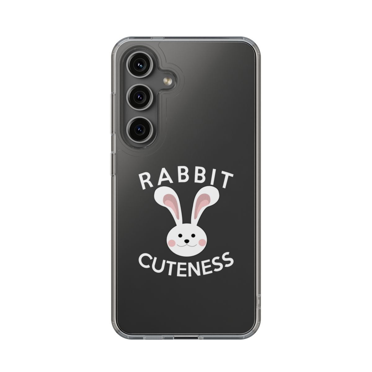 Clear Hybrid Shockproof Case for Samsung Galaxy S25 PLUS - Rabbit ...
