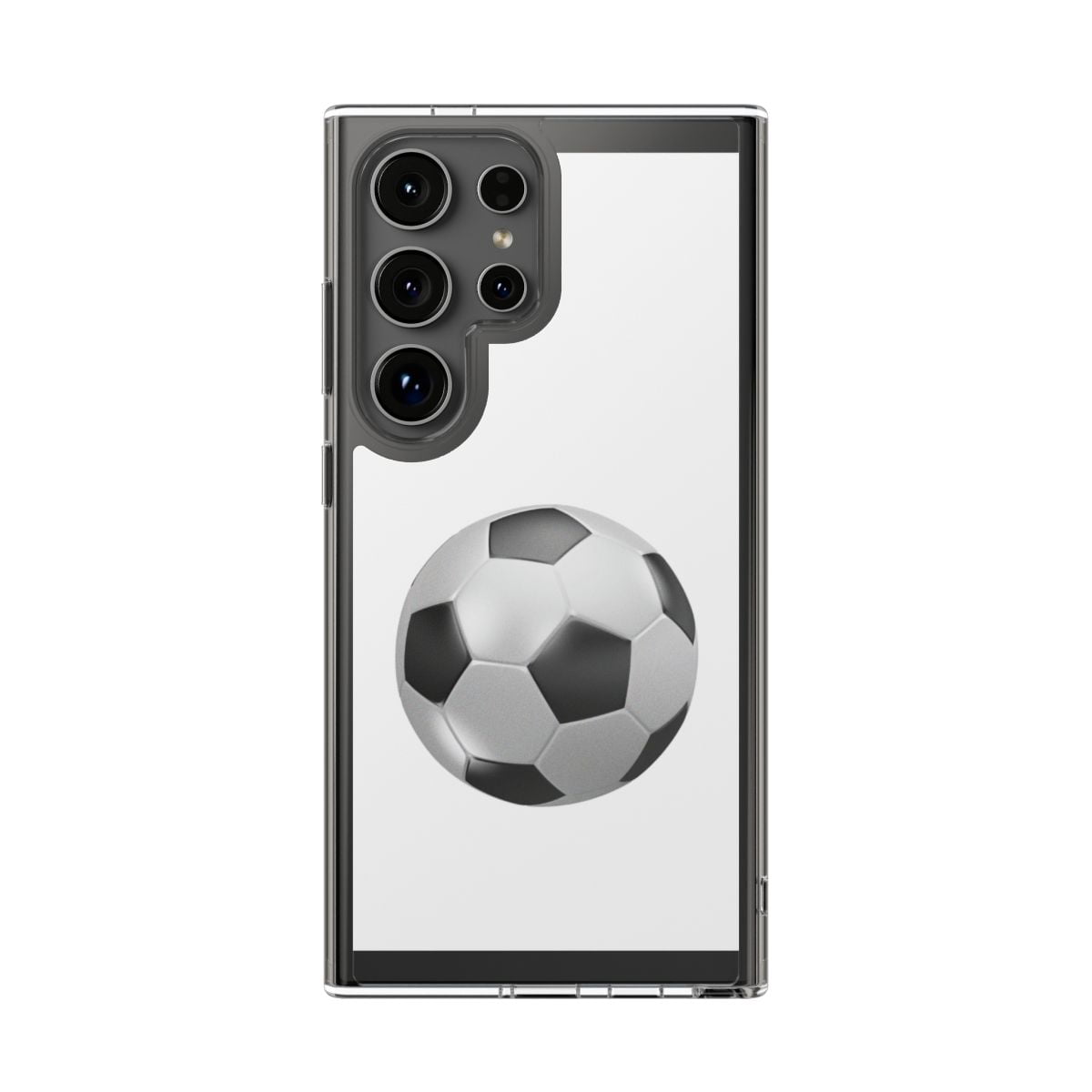 Clear Hybrid Shockproof Case for Samsung Galaxy S25 ULTRA - 3D Soccer ...