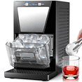 Clear Ice Ball Maker Countertop, 2" Sphere Ice Maker with Automatic ...