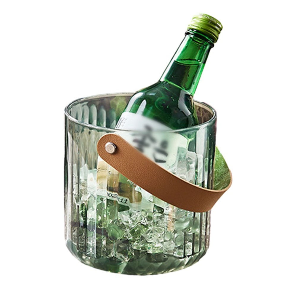 Clear Ice Bucket Drinks Fruit Wine Storage Basket, Clear Party Ice ...