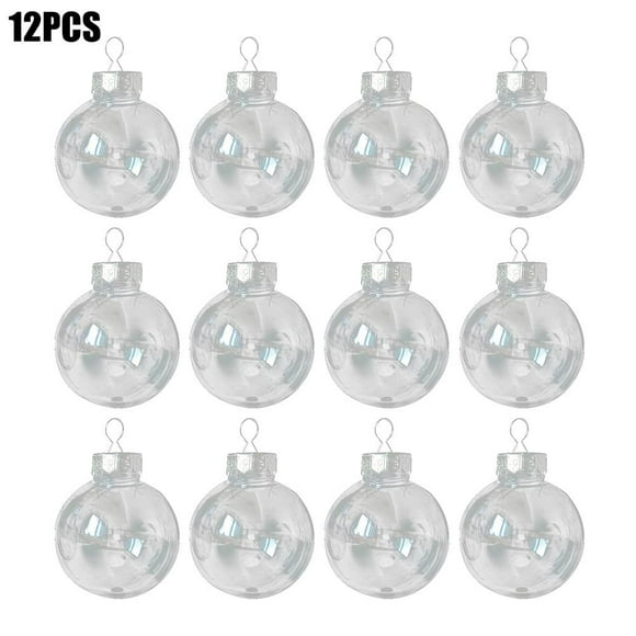 Clear Glass Baubles