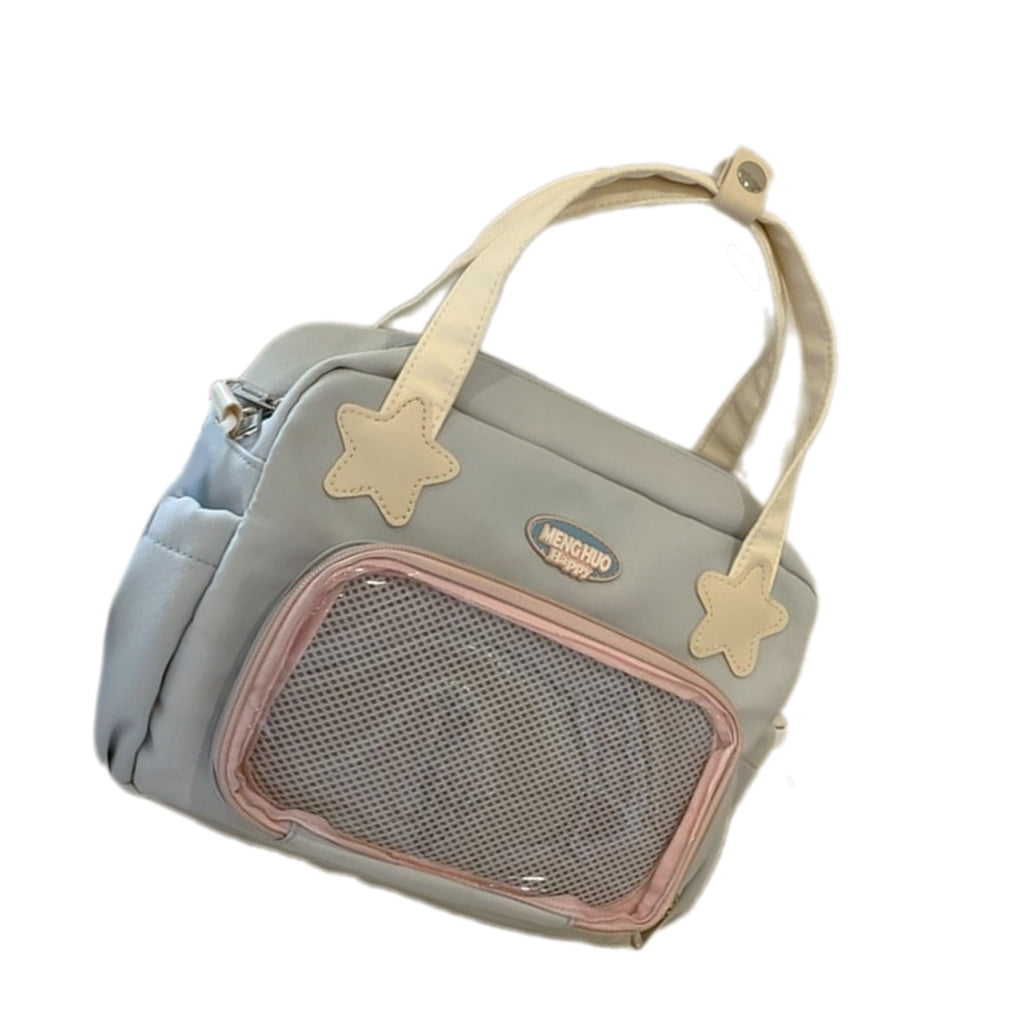 Clear Itabag Shoulder Bag Badge Backpack School Bag Japanese Style ...