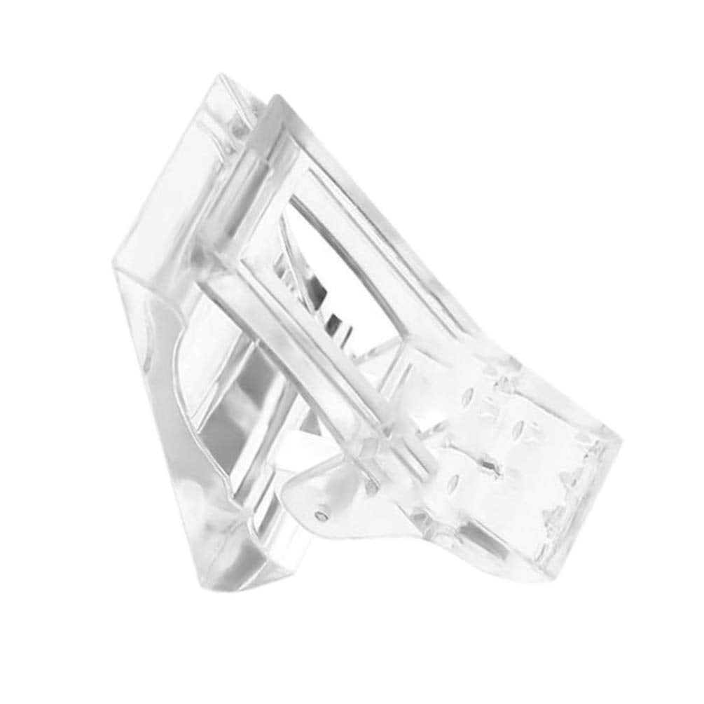 Clear Jel Nail Remover Clips Nail Tips Clips, Portable Useful ...