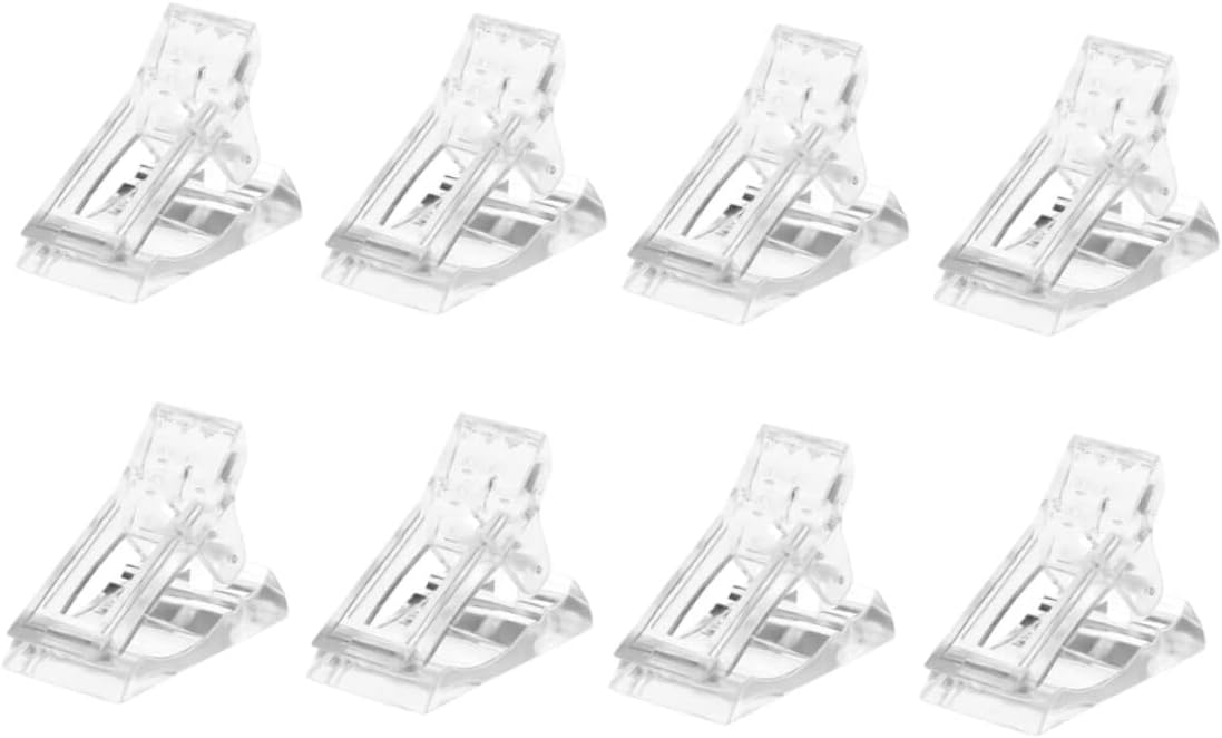 Clear Jel Nail Soak off Clips Finger Extension Clip Nail Tip Clip ...