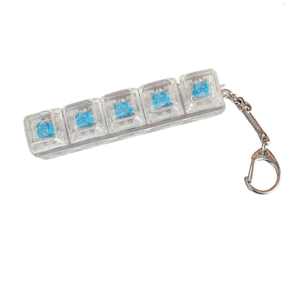 Clear Keyboards Keychain Pendant Mobile Phone Backpack Pendant Desktop ...