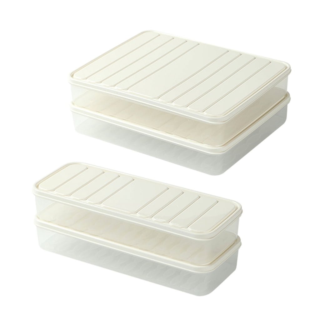 Clear Kitchen Storage Boxes Leakproof Refrigerator Organizers Space ...