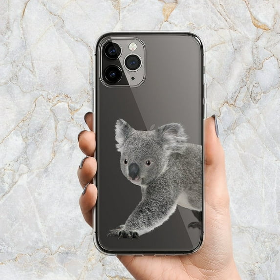 Clear Koala Bear Australian Animal Phone Case 17 16 15 14 13 12 11 Pro ...