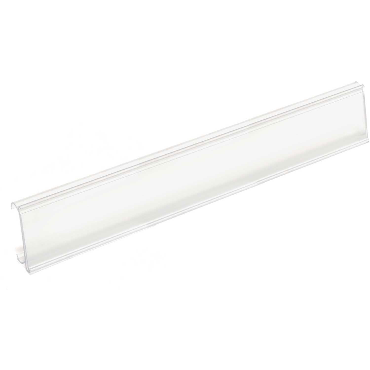 Clear Label Holder 12"W x 1-1/4"H With Paper Insert, 12 Piece - Walmart.com