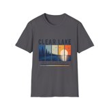 Clear Lake Sunset Nature Landscape Est 1850 Graphic T-Shirt - Walmart.com