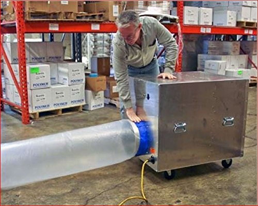 Clear Lay Flat Tubing 20" x 500' Roll - Fits 12" Diameter for Negative ...