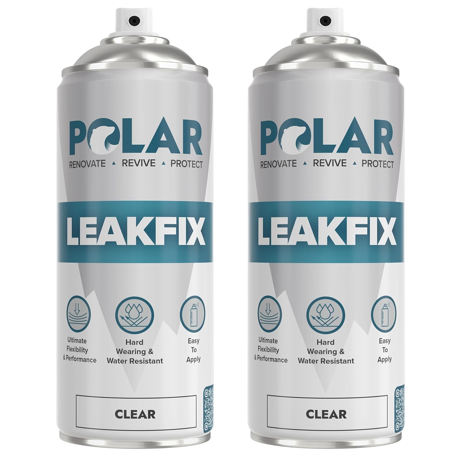 Clear Leak Fix Spray - 2 x 13.5fl. oz - Waterproof Roof Sealant ...
