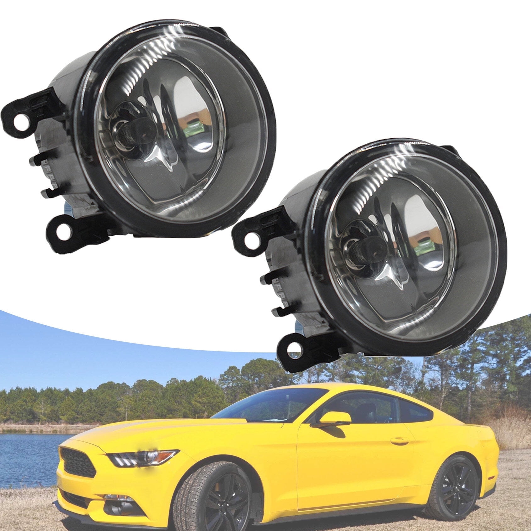 Clear Lens Fog Light Lamp Assemblies 55W H11 Halogen Bulbs Fit for ...