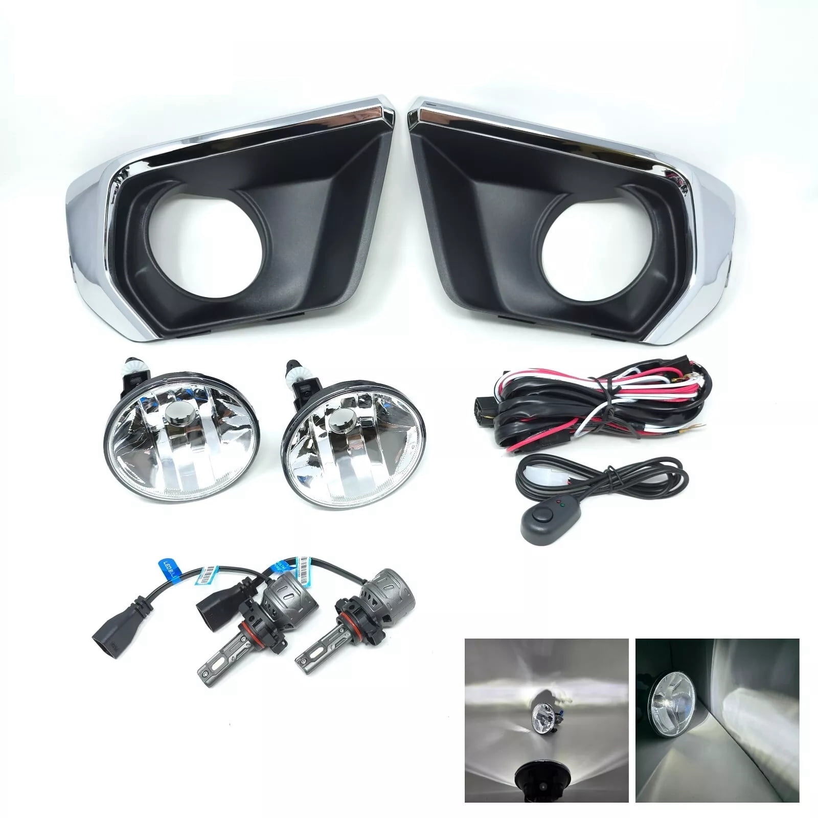 Clear Lens LED Fog Lights Kit for 2021 2022 Chevy Colorado with Wire ...
