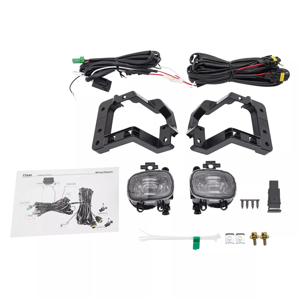 Clear Lens LED Front Fog Lights With Wiring Kit For 2023 2024 Nissan ...