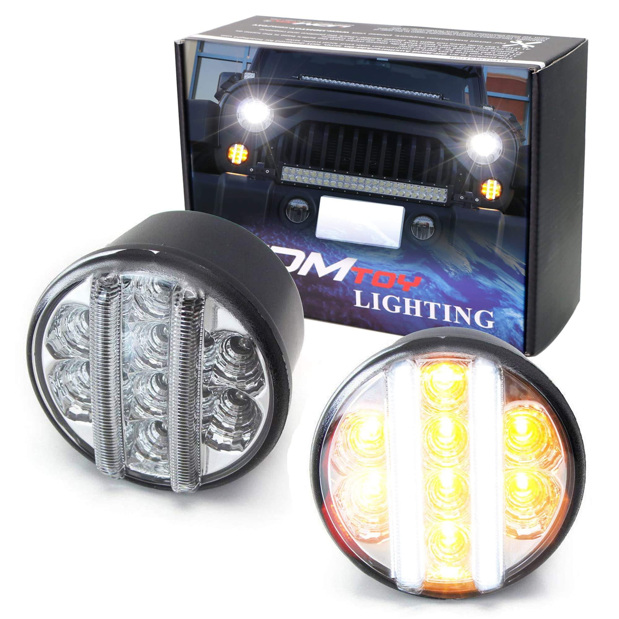 Clear Lens LED Front Turn Signal Lamp Assembly For Jeep 2007-17 ...