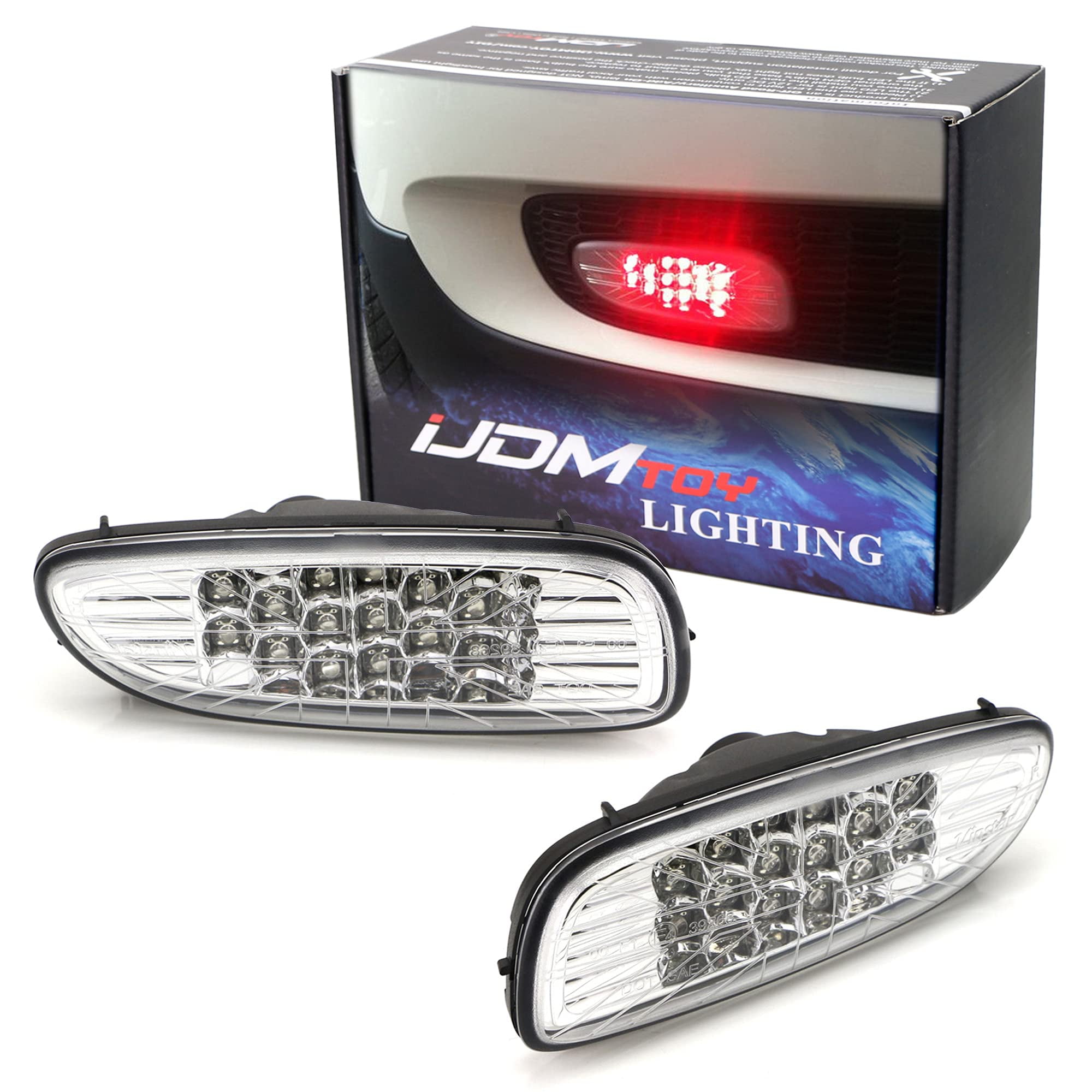 Clear Lens LED Rear Fog Running Lamps Assy For MINI Cooper R56 R57 R58 ...