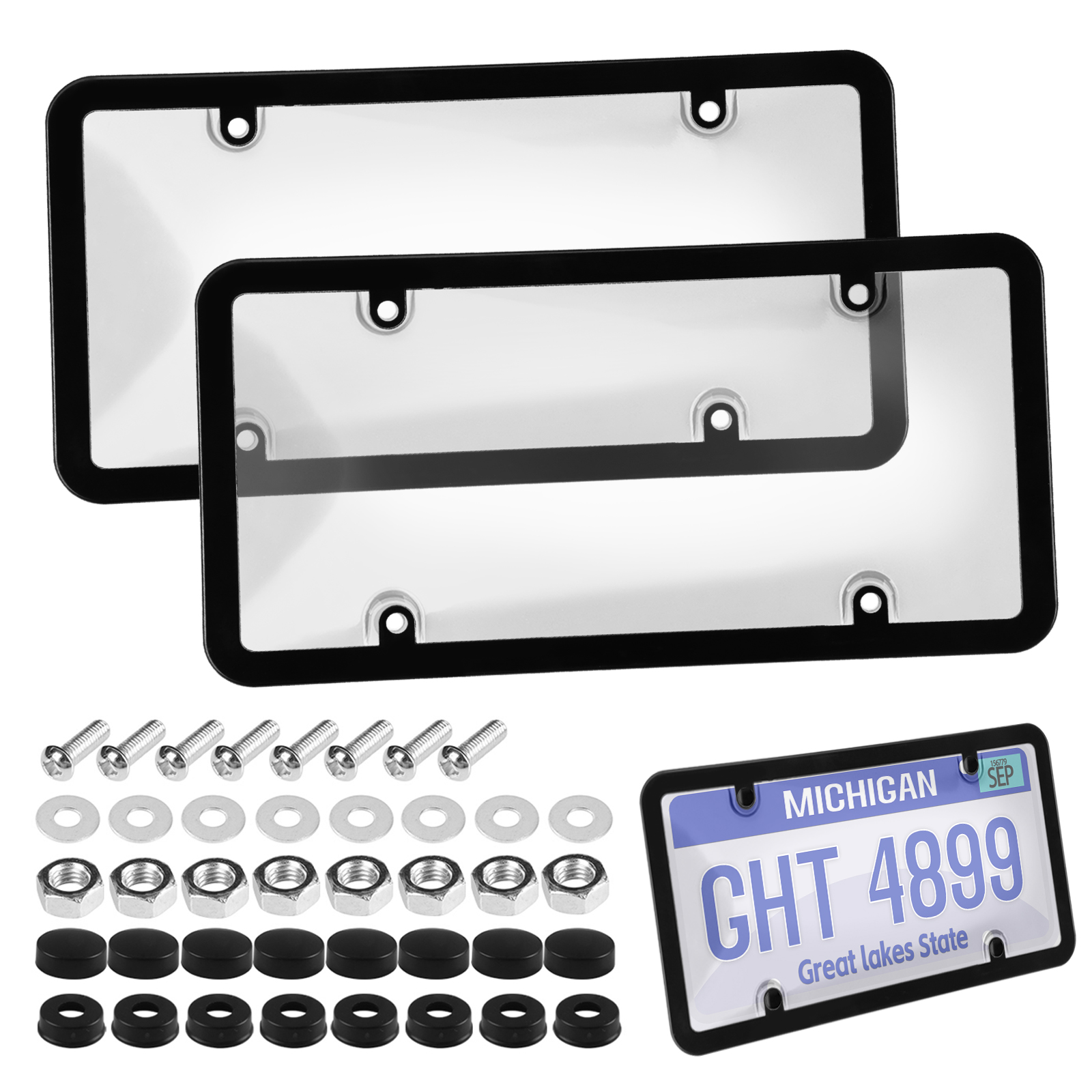 Cruiser Accessories 62310 Ultimate Tuf Combo License Plate Frame and ... Cruiser Accessories 62310 Ultimate Tuf Combo License Plate Frame and ...