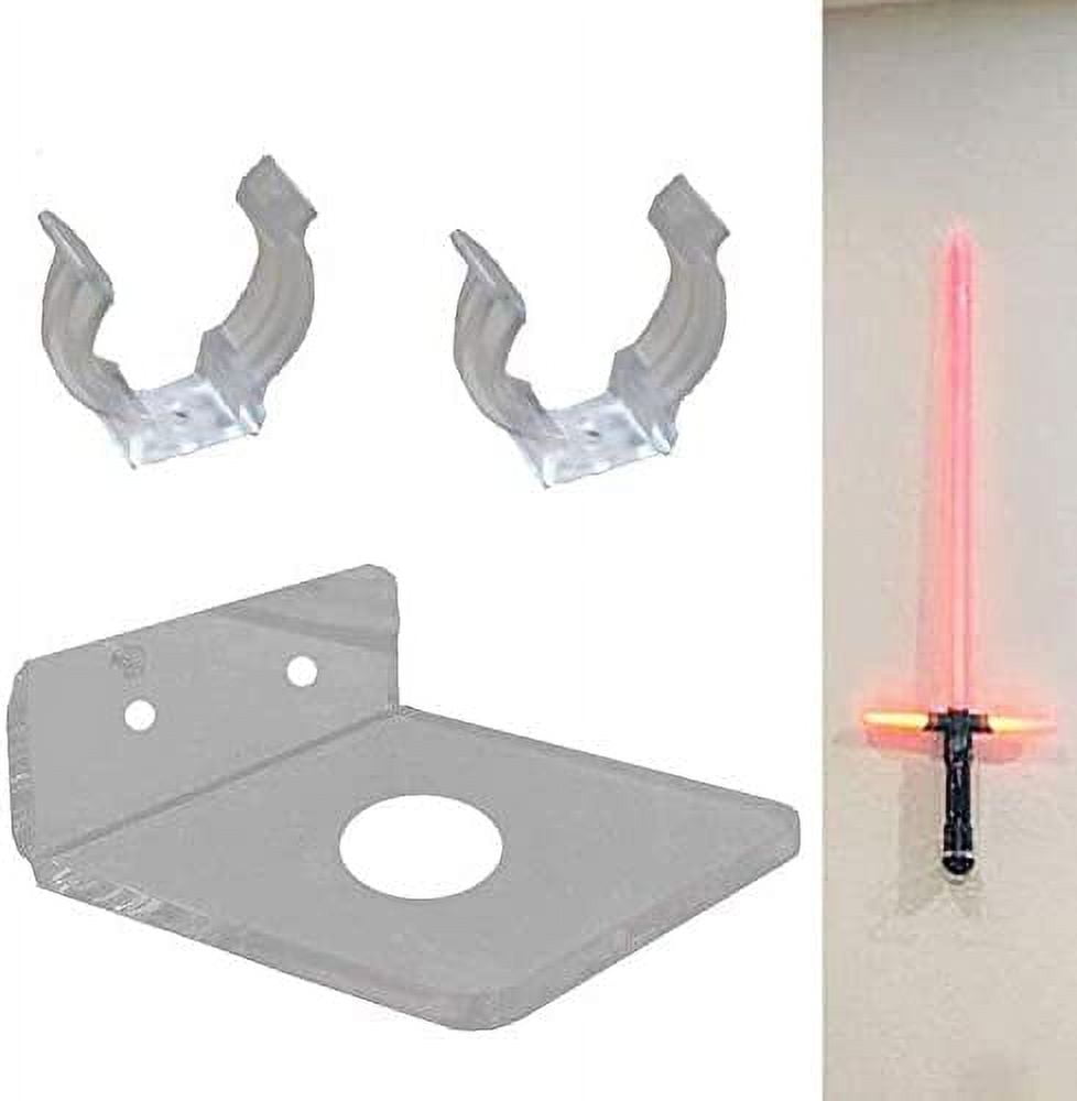 Clear Light Saber Wall Mount Wall Rack Wall Holder Wall Display Rack ...