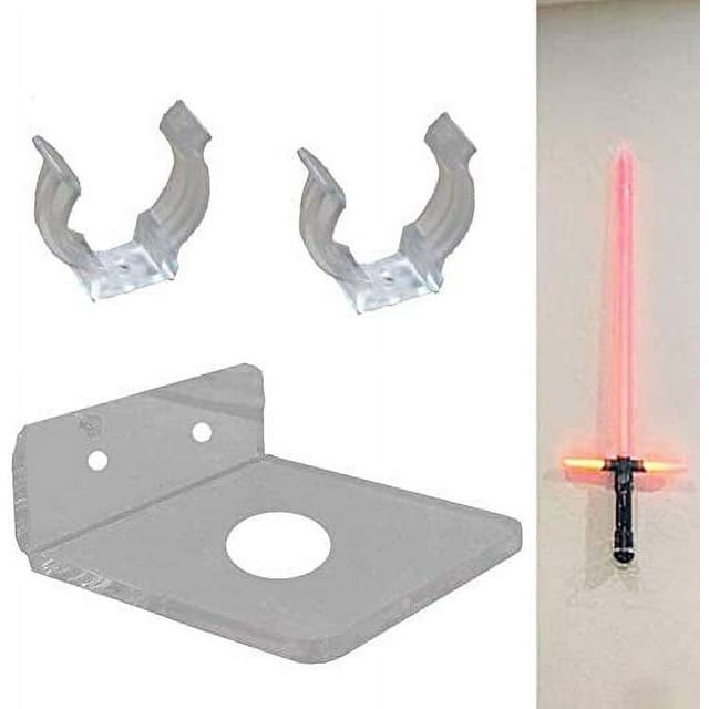 Clear Light Saber Wall Mount Wall Rack Wall Holder Wall Display Rack ...