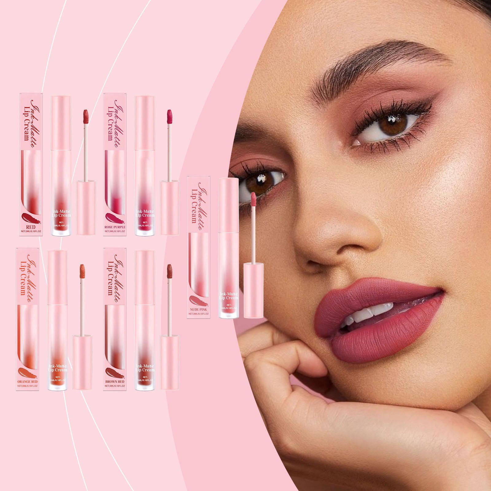 Clear Lip Gloss Oil, Plumping Tinted Lip Oil with Shea & Vitamin E ...