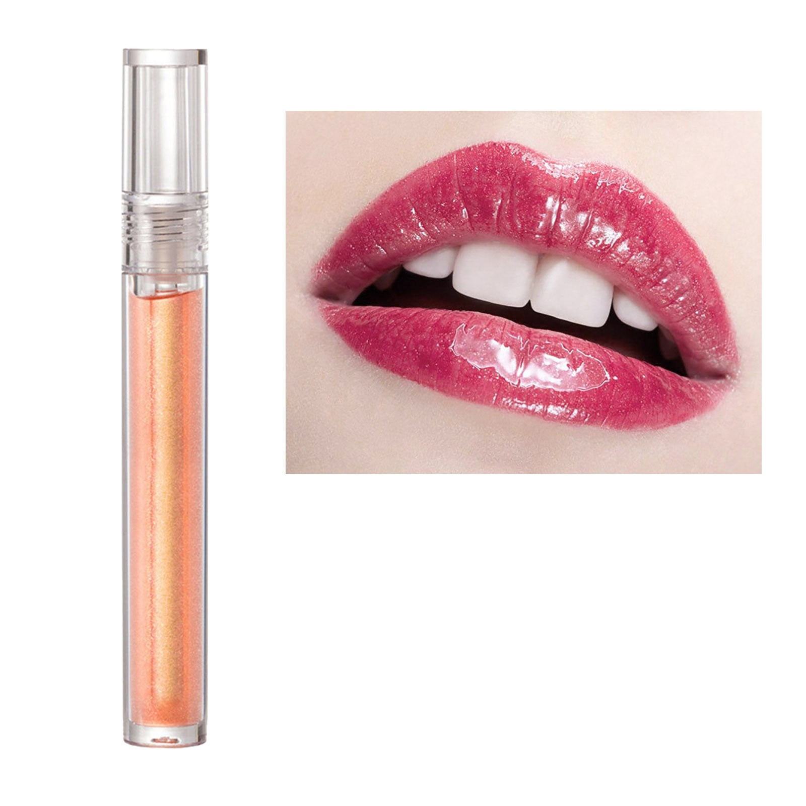 Clear Lip Liner Roll on Glitter Lip Peel Lip Gel for Girls Lip Stick ...