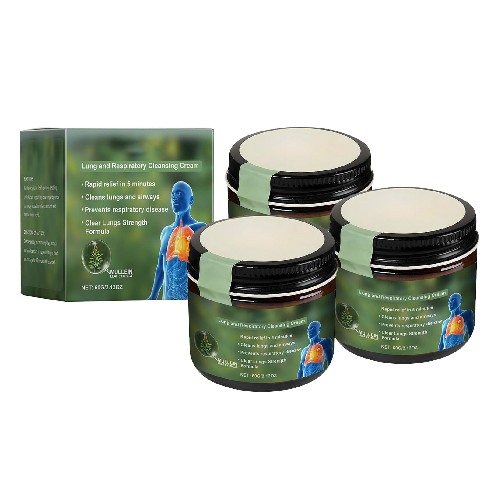 Clear Lung Repair Cream, Lung and Respiratory Cleansing Cream,Clear ...