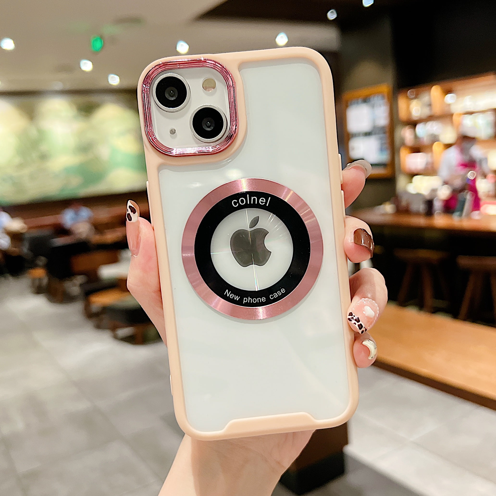 Clear Magnetic Case for Apple iPhone 13 Pro 6.1 inch,Compatible with ...