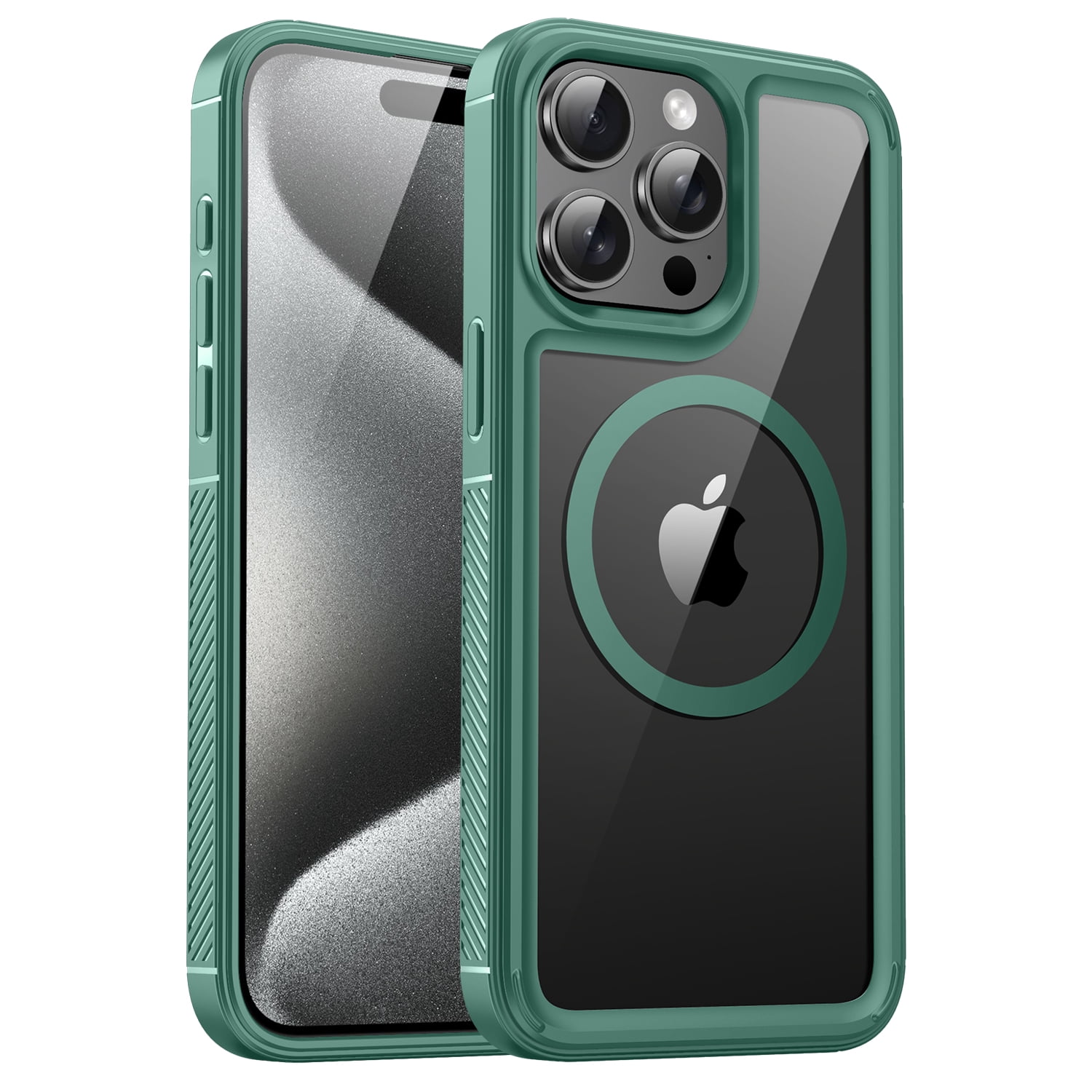 Clear Magnetic Phone Case for iPhone 15 Pro, Compatible with MagSafe ...