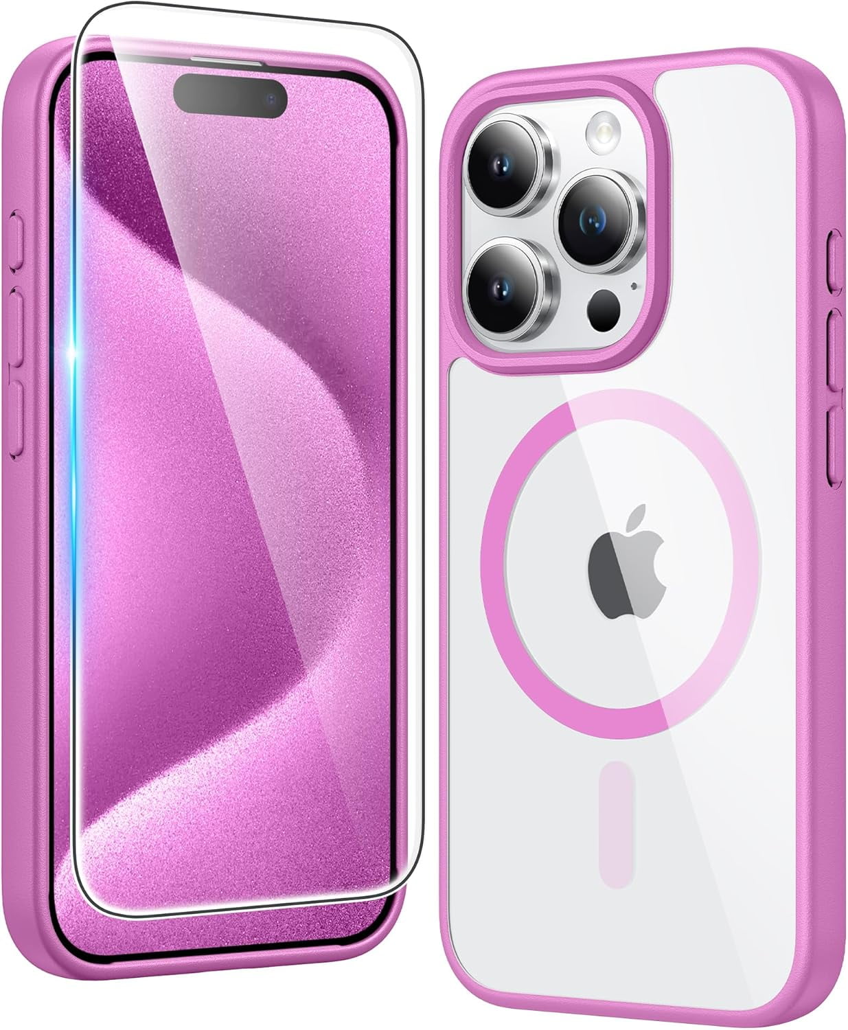 Clear Magnetic Phone Case for iPhone Air, with Screen Protector ...