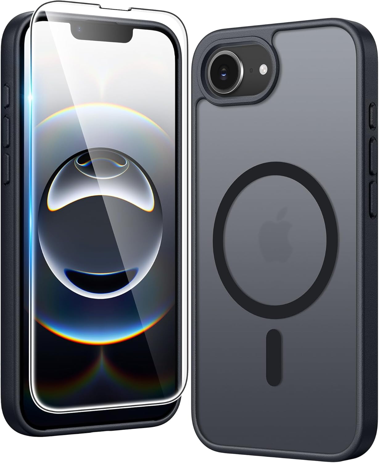 Clear Magnetic Phone Case for iPhone Air, with Screen Protector ...